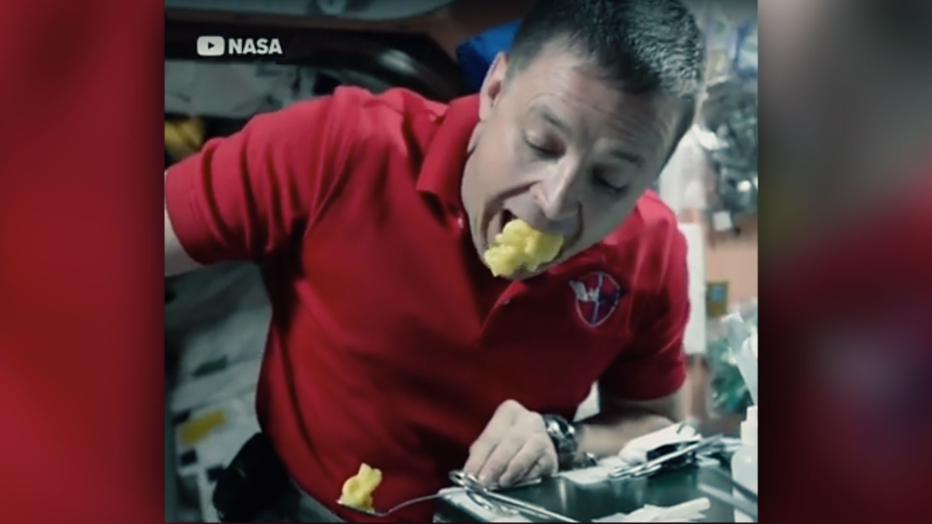 MUST SEE: Millions Can't Stop Watching This Astronaut Eat Pudding in ...